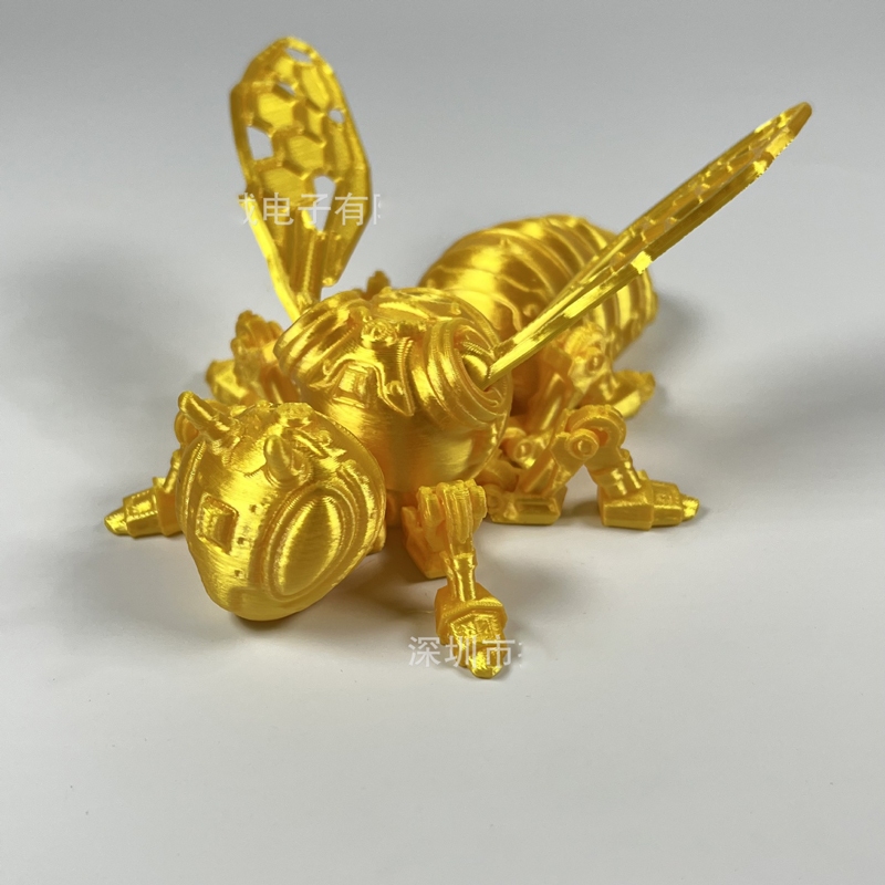 New 3D Printer Armored Bee Multi-joint Movable Action Figure Model Gift ...