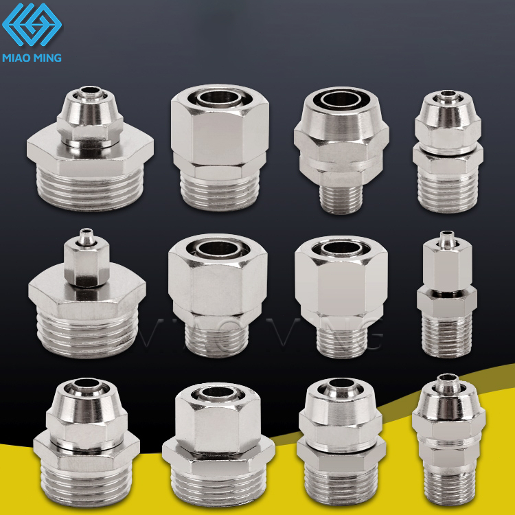 Pneumatic Air Hose connector Push In quick Couplers KPC Thread screw ...
