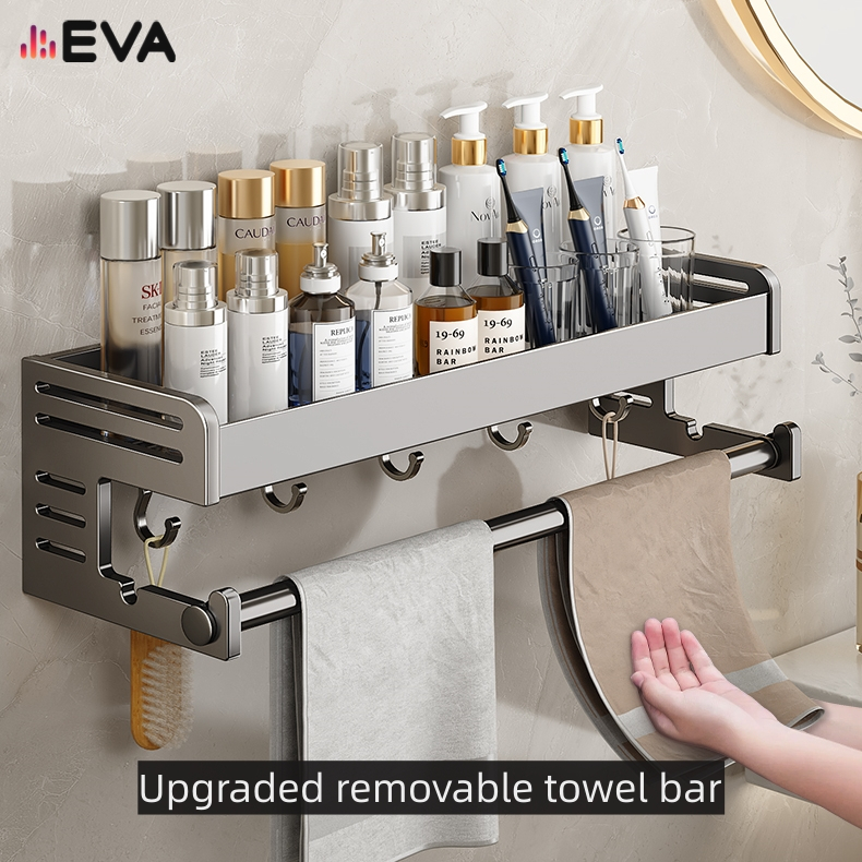 EVA 】【local delivery】 Bathroom rack, toilet storage rack, toilet rack ...