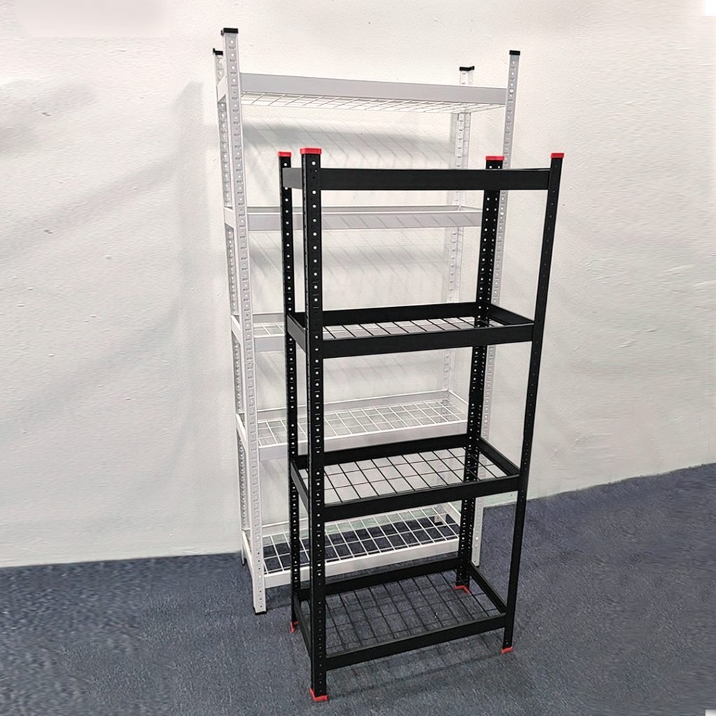 2/4/5Tier Metal Boltless Rack Straight Hole Iron Mesh Sheet Home ...