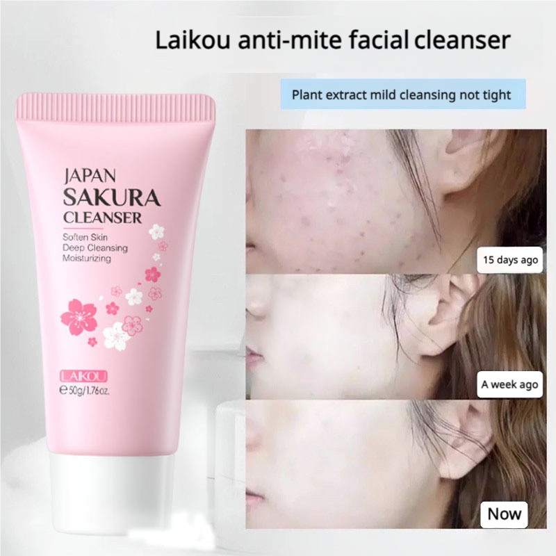 Gentle Cleanser Face Wash 50g Pembersih muka facial wash cleansing oil ...