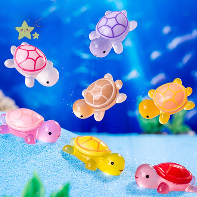 Luminous Little Turtle, Aquarium Landscaping DIY Accessories ...