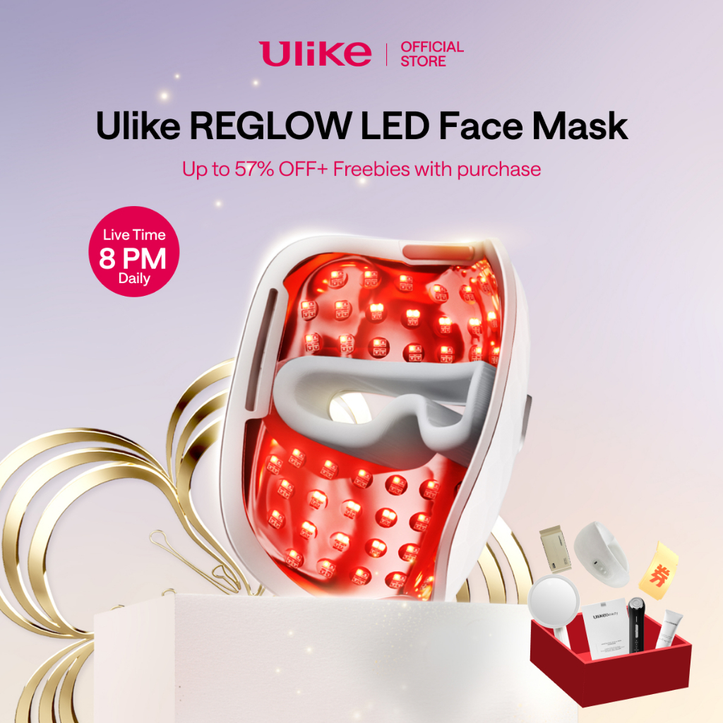 【LIVE】Ulike ReGlow LED Face Mask for TTMKT | Shopee Malaysia