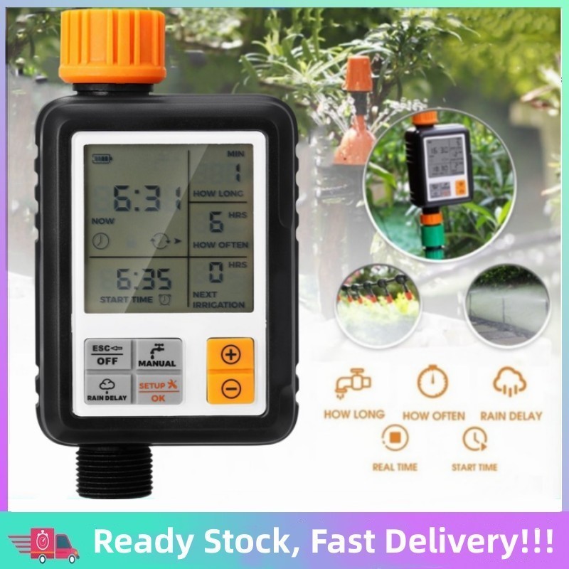 💥IN Stock🚚Digital Water Timer Automatic Irrigation timer Water Sprinkler Garden Timer Controller ...