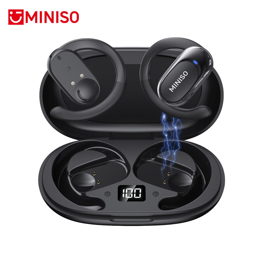 MINISO X32 Sport OWS Bluetooth Wireless Earphones With Mic HiFi Stereo ...