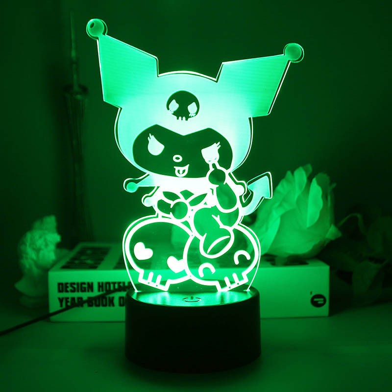 Kuromi Lights Cinnamoroll Lights 3D Night Light ins lamp Kuromi lamp ...