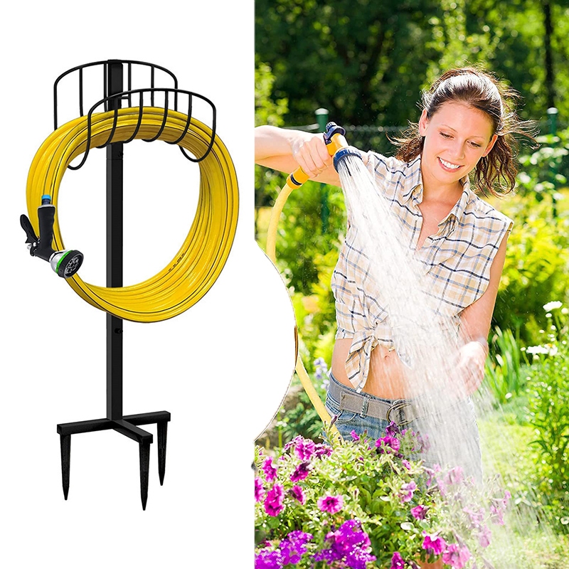 Garden Hose Holder Garden patio hose shelf Hanger Storage Reel ...