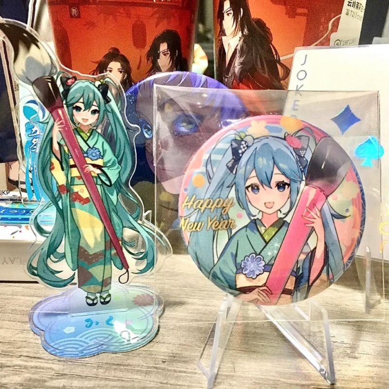 Hatsune Miku Acrylic Standee - University Student Desk Decor, Backpack ...