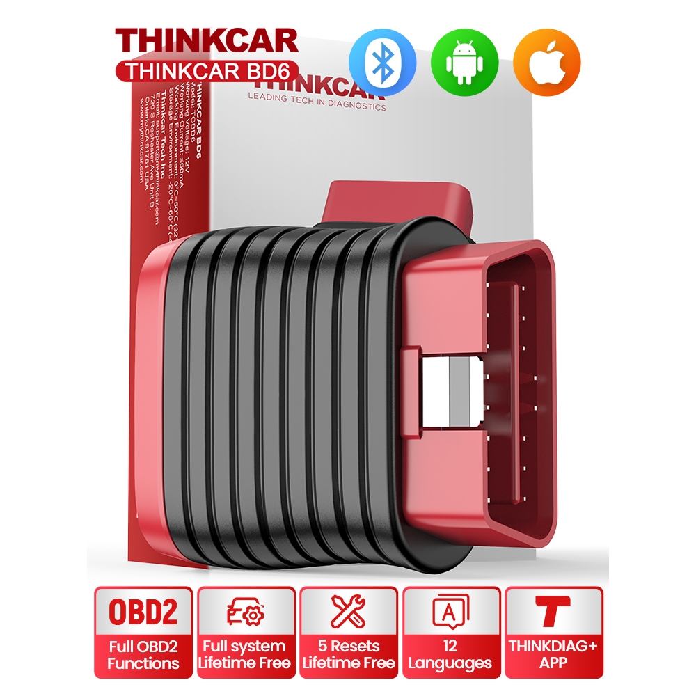【SUPPORT】Malaysian Cars&All OBD2 Cars】THINKCAR BD6 OBD2 Scanner Full ...