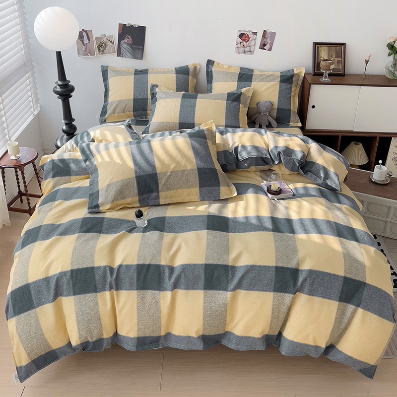 4pcs/set Fashion Floral Pattern Cadar Bedding Sets Fitted bedsheet ...