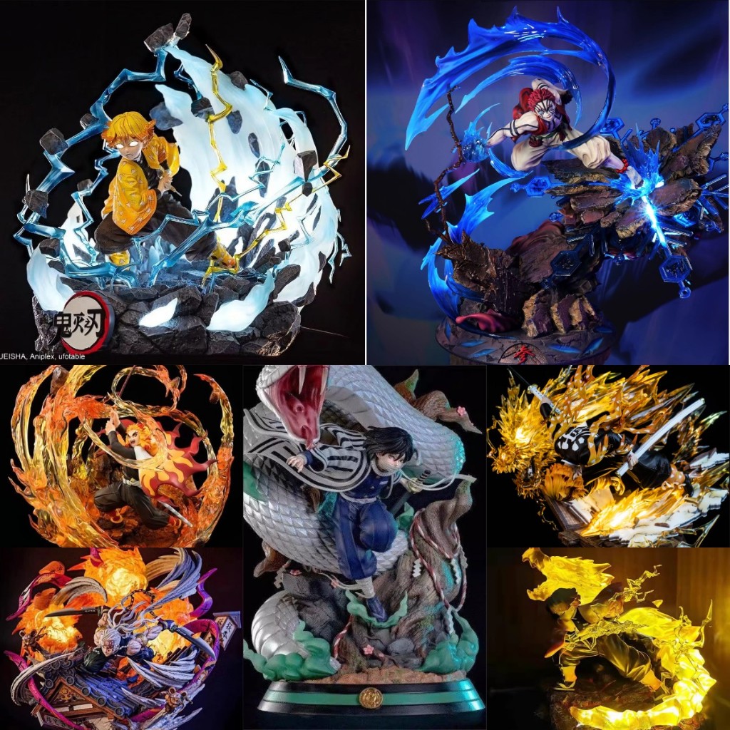 Mystery Box Blind Box Demon Slayer Figure Hashibira Inosuke Uzui Tengen ...
