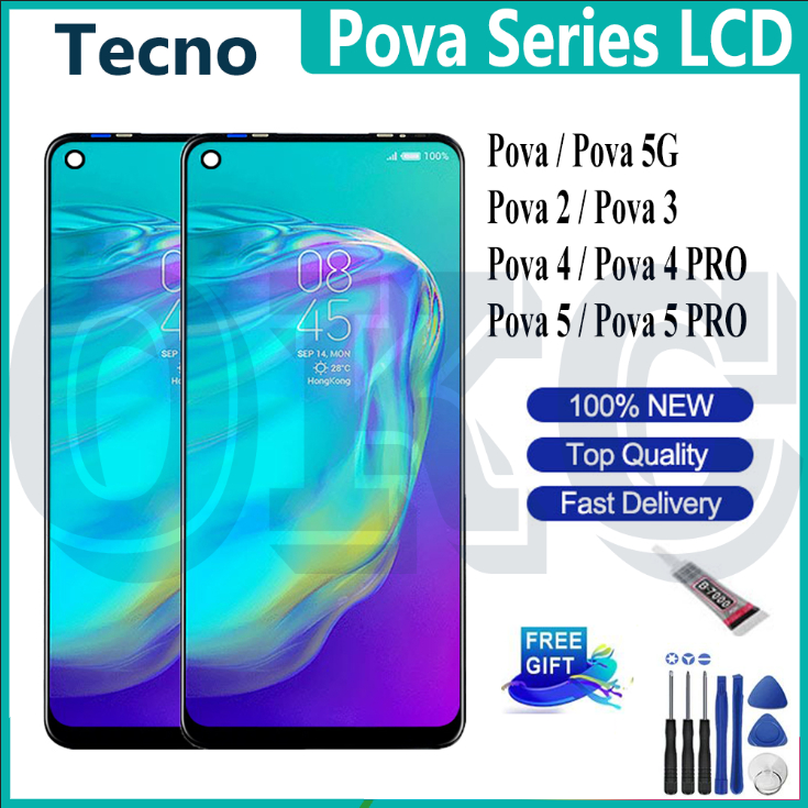 Original Tecno Pova LD7 Pova 5G Pova 2 Pova 3 Pova 4 Pro Pova 5 Pro LCD ...
