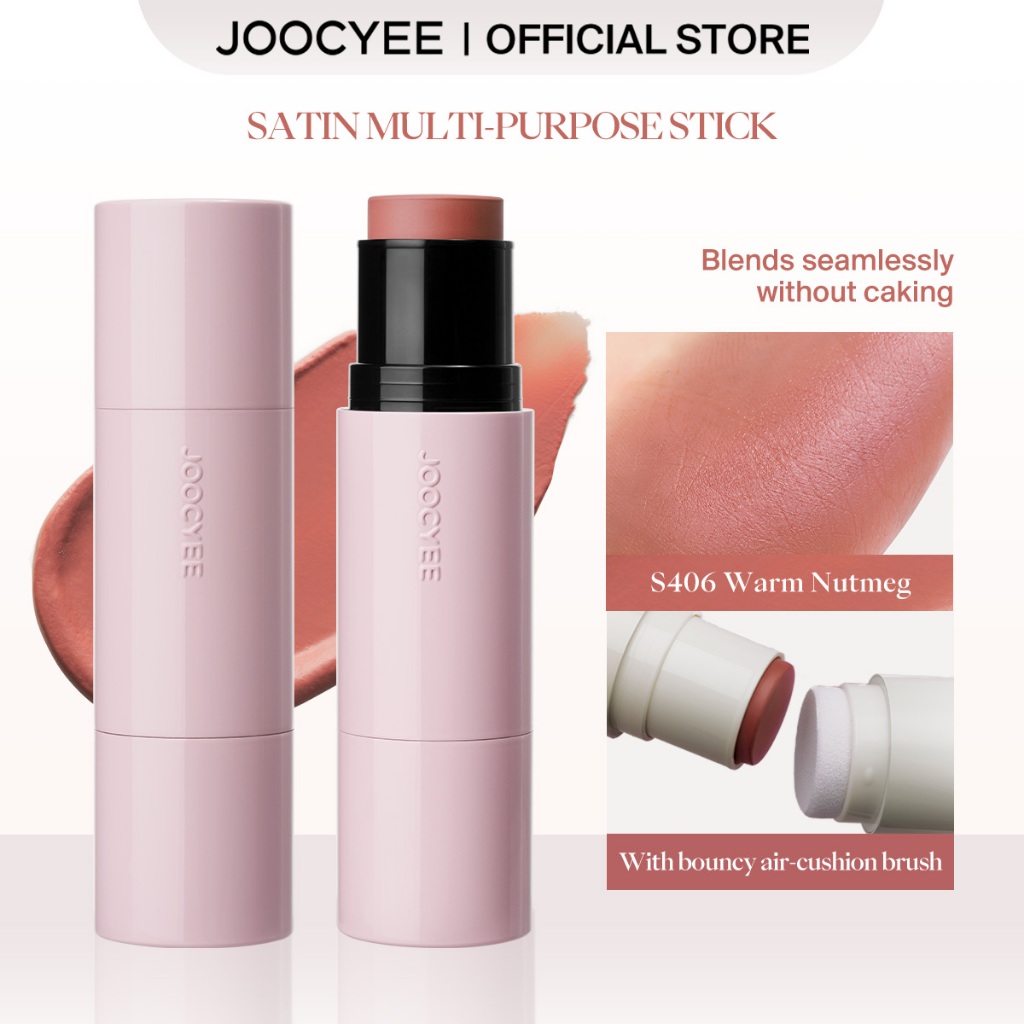 JOOCYEE BLUSHER SATIN MULTI-PURPOSE STICK Long-lasting Blush for Eyes ...