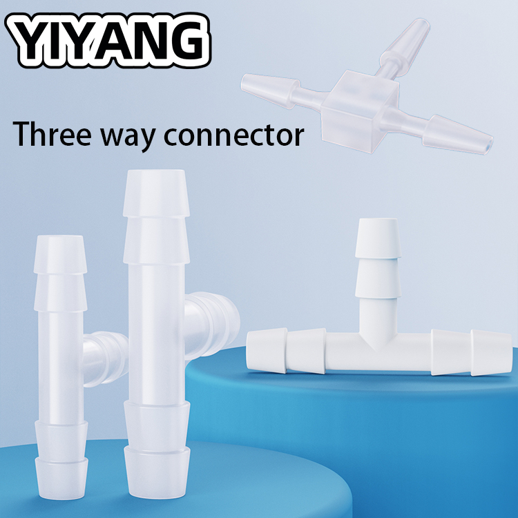 Equal diameter tee T-shaped variable diameter connector plastic ...