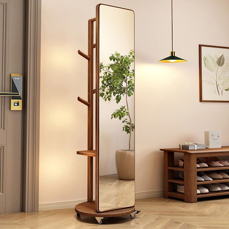 IKES Rotable Full Body Mirror With Hanger, Floor Mounted Mirror ...