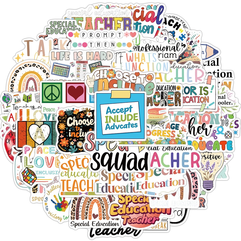 [Large Sticker]50pcs Special Education Stickers for Special Education ...