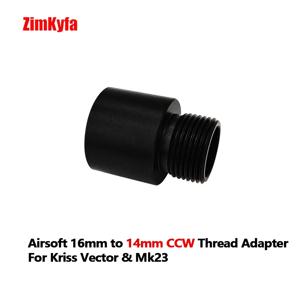CNC Machined Pro Arms 16mm CW to 14mm CCW Thread Adapter For Kriss ...