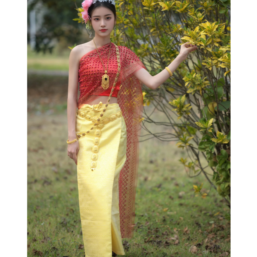 Dai Thai national clothing summer Dai network red female long dress ...