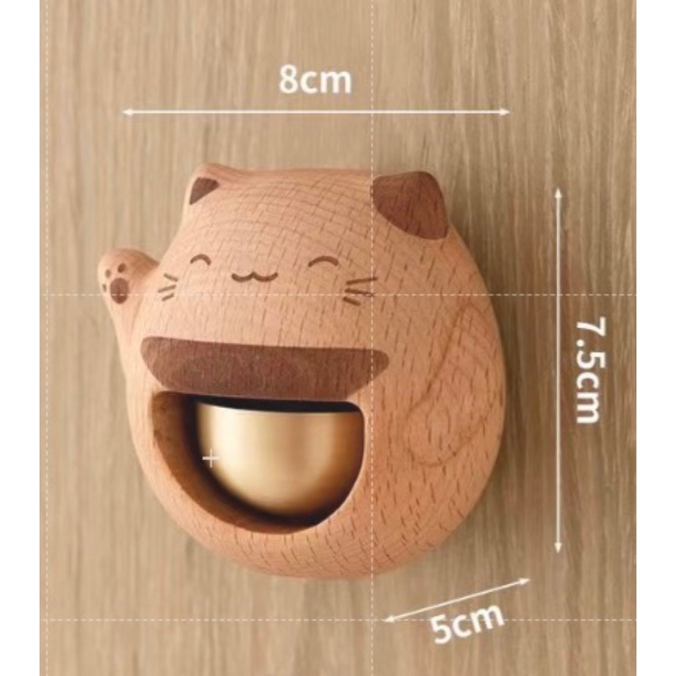 Doorbell Japanese Wind Chime Lucky Cat Doorbell Wind Chime Copper Bell ...