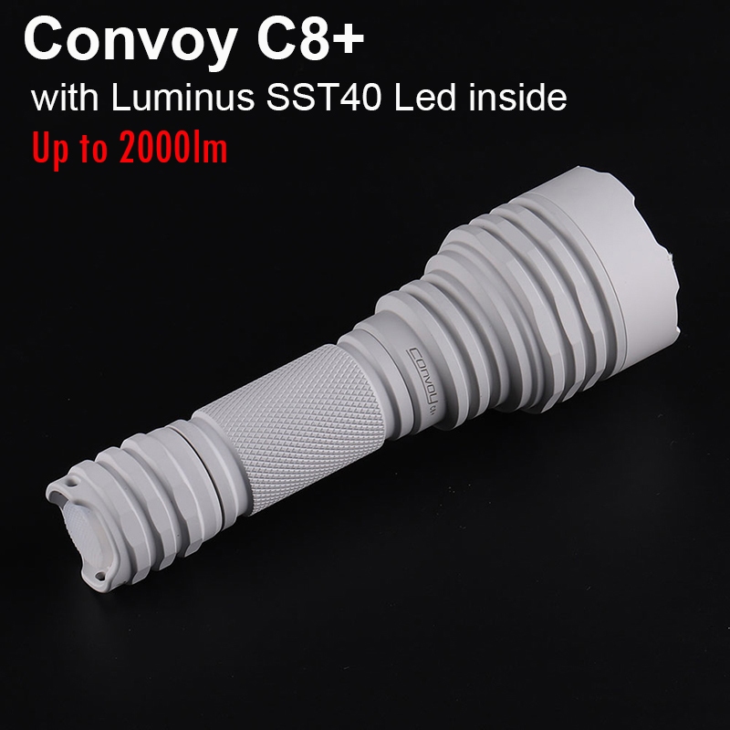 Convoy C8+ Mao Flashlight SST40 Led Lanterna 18650 Flash Light 2000lm ...
