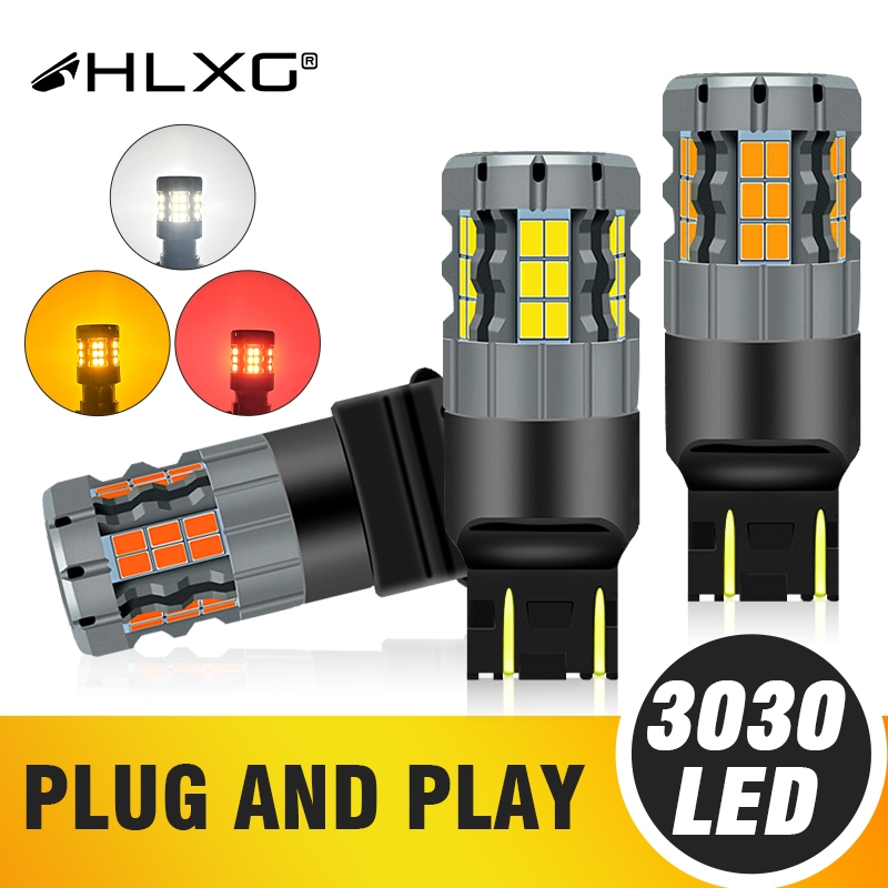 2pcs T20 7440 7443 3157 3156 P27/7W LED Bulb T25 LED Car DRL Parking ...