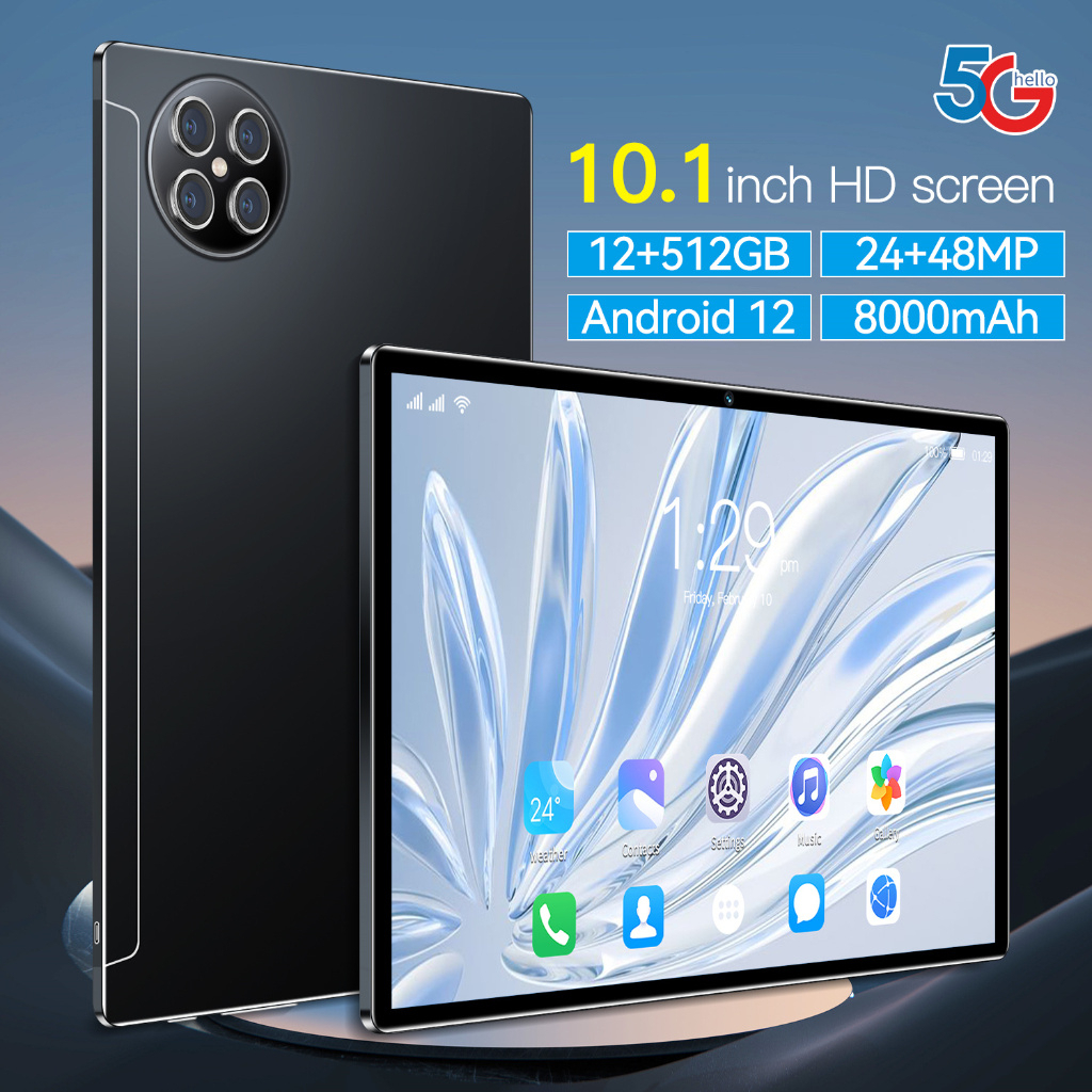 Good Quality X90 4G/5G Smart Tablet 10.1inch HD Screen Memory 12GB ...