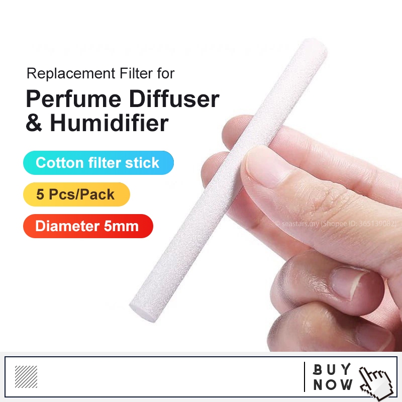 Smart Perfume Diffuser Sponges Refill Sticks Filter Wick Replacement ...