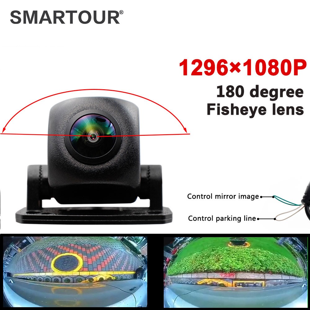 HD 1080P Car Universal Rear View Camera Visual Wide Angle Car Reverse ...