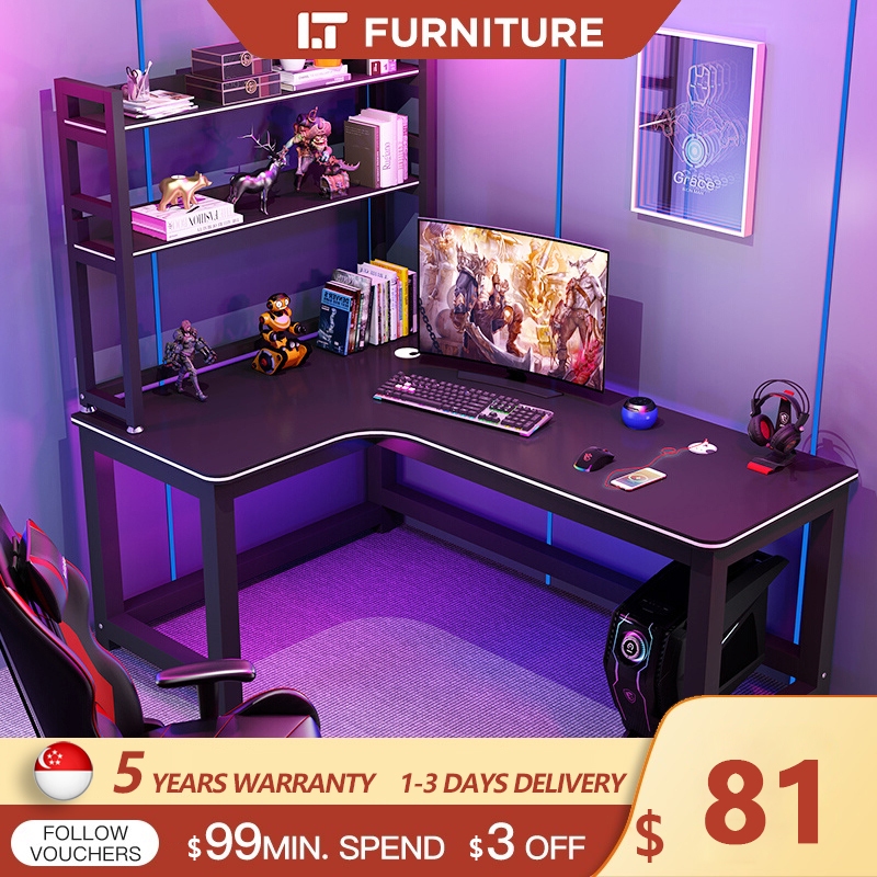 IIO POP L-Shaped Corner computer POP office desk Computer With ...