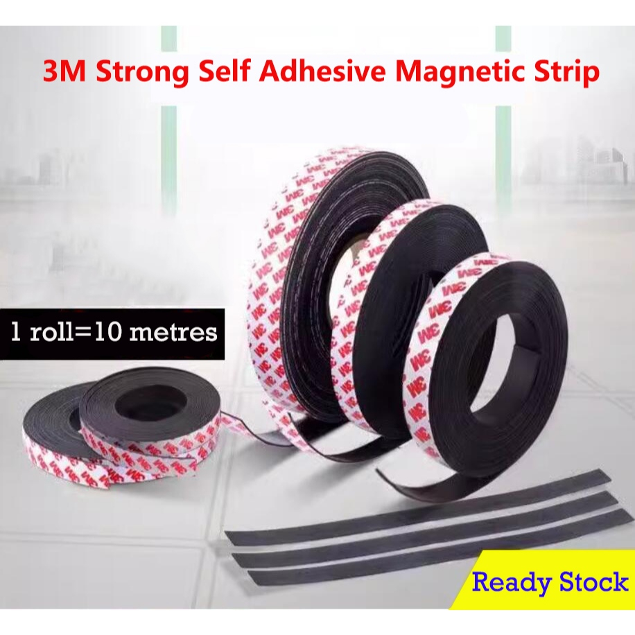 Magnetic Tape with 3M Strong Adhesive Backing , Flexible Magnet Tape ...