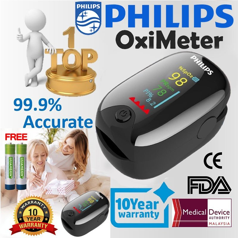 Philips Pulse Oximeter Surgiplus Accurate and Fast Spo2 Reading Blood ...