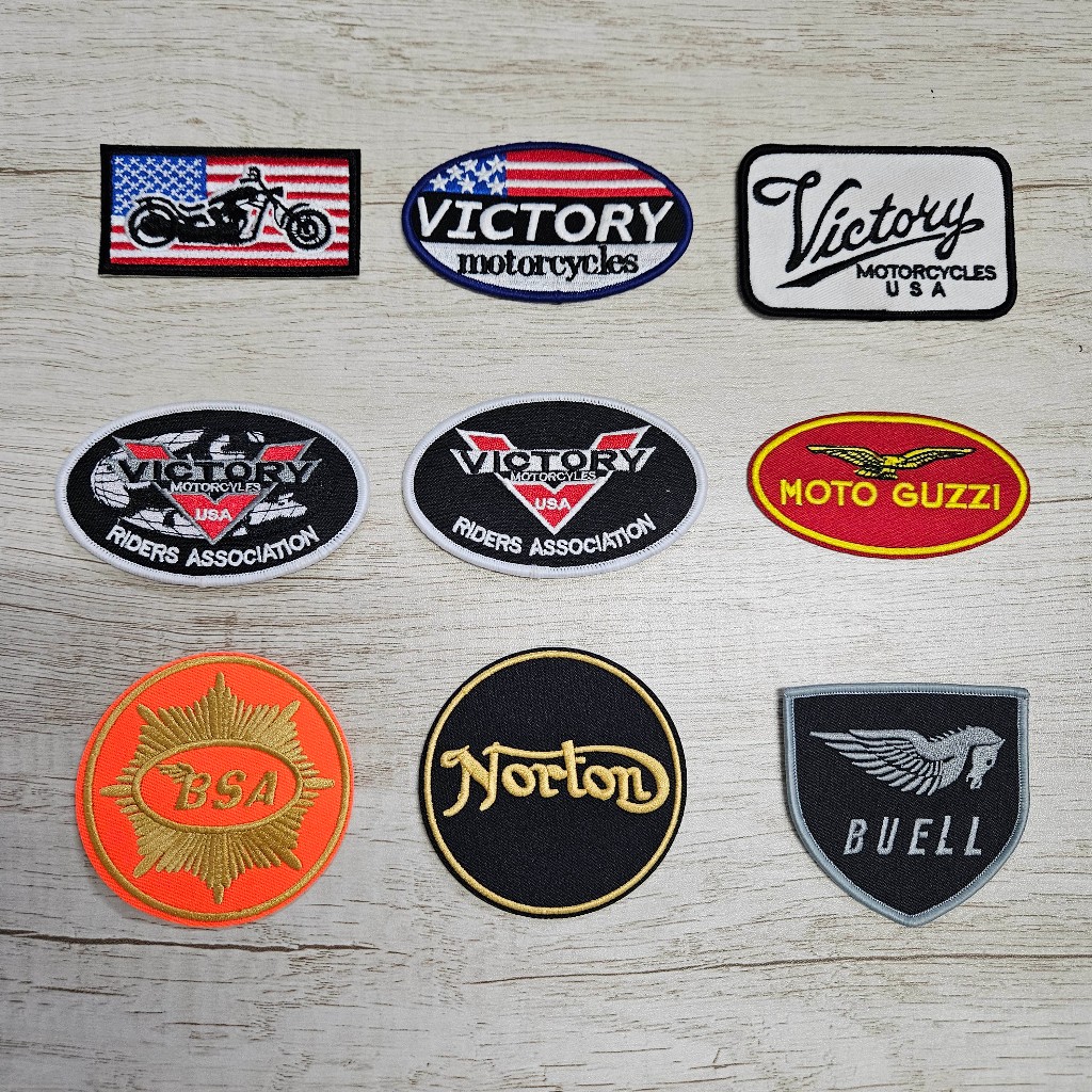 Custom Logo Design Motorcycle Victory Logo Norton Moto Guzzi BSA Iron ...