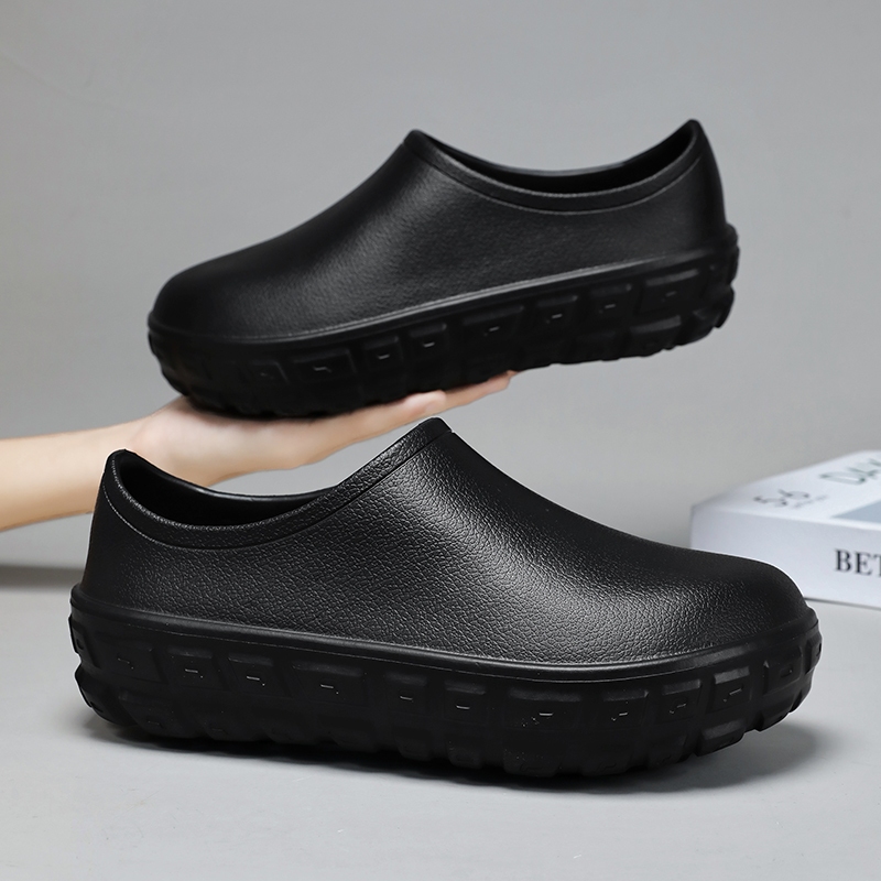 Raya Low-top rain shoes men's short summer non-slip waterproof chef ...