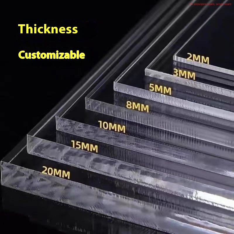 10mm Acrylic Board PC Endurance Board Plexiglass Transparent Board High ...