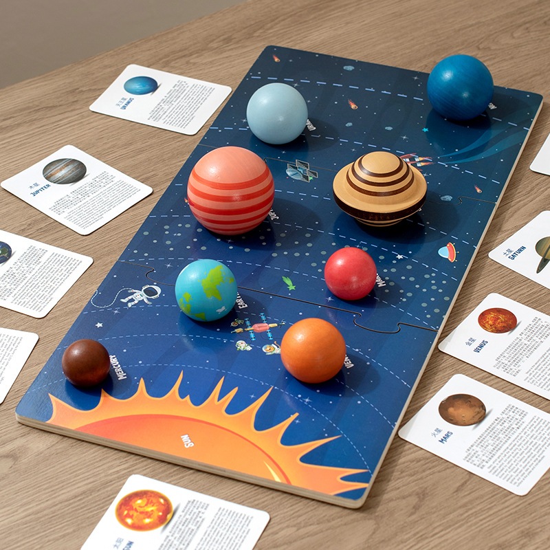 Children Montessori Early Educational Toys Eight Planets Educational ...