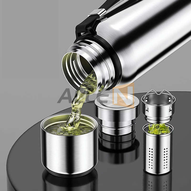 【ALLEN】 1500ml Large Capacity Thermos Cup, 316 Stainless Steel Thermos ...