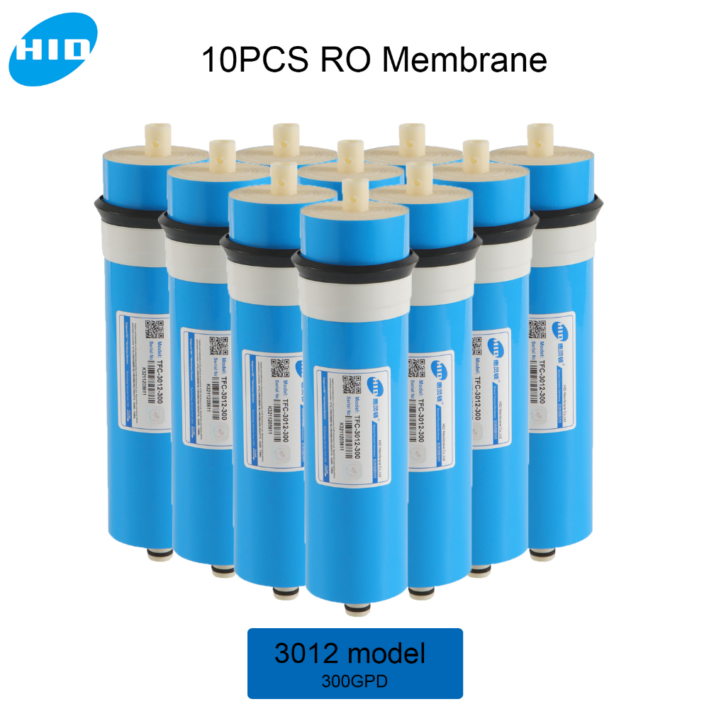 HID 10PCS 300gpd RO Membrane 3012 300 GPD Reverse Osmosis Replacement ...