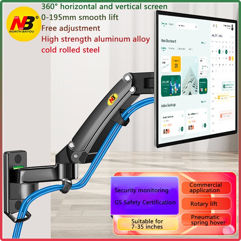NB Wall Monitor Bracket Rotating Telescopic Monitor Console F150 D35 ...