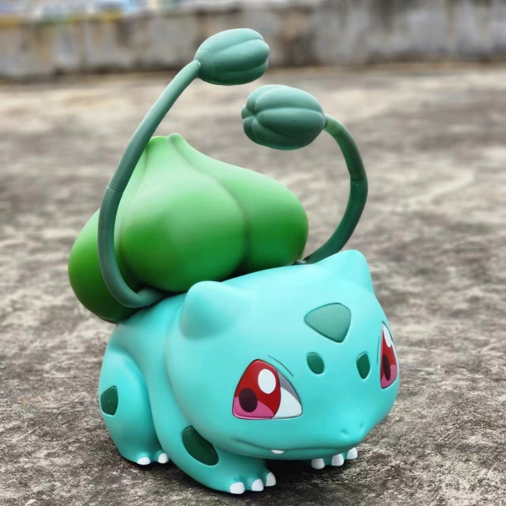 Pokemon Sitting Rattan Graceful Frog Frog Seed Pokemon Pokemon Figure 1 ...
