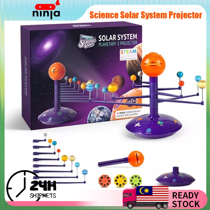 【Ready Stock】Science Solar System Projector Planetarium Model Kit Space ...