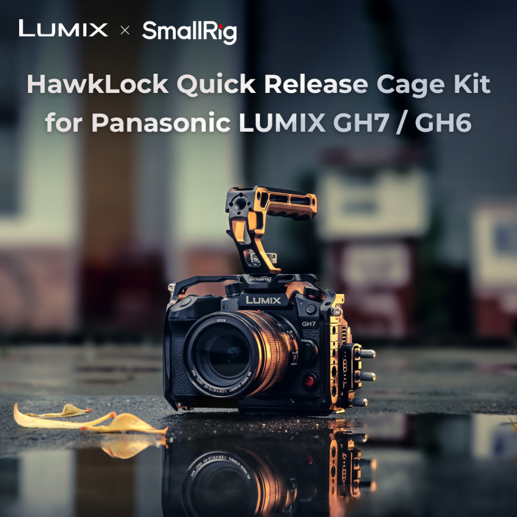 SmallRig HawkLock Quick Release Cage for Panasonic LUMIX GH7 / GH6 ...