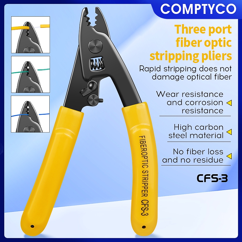 CFS-3 three Port Fiber Optic Pliers / Wire Pulls FTTH Optical ...