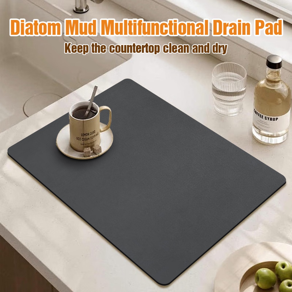 Sink Absorbent Mat Table Mat Drain Pad Sink Mat Kitchen Mat Waterproof ...