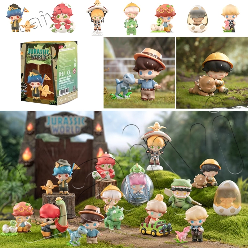 Jurassic World Series Blind Box DIMOO Doll Cute Figures Dinosaur Boy ...