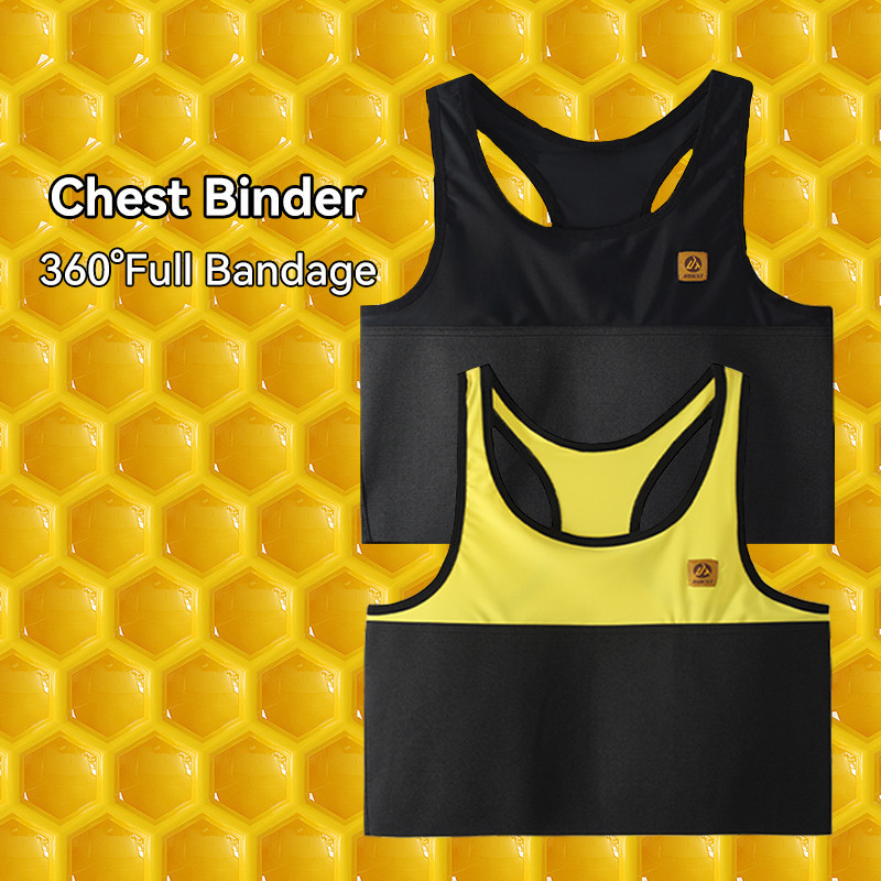 Chest Binder Full Bandage Pullover Women Sport Underwear Breast Binder ...