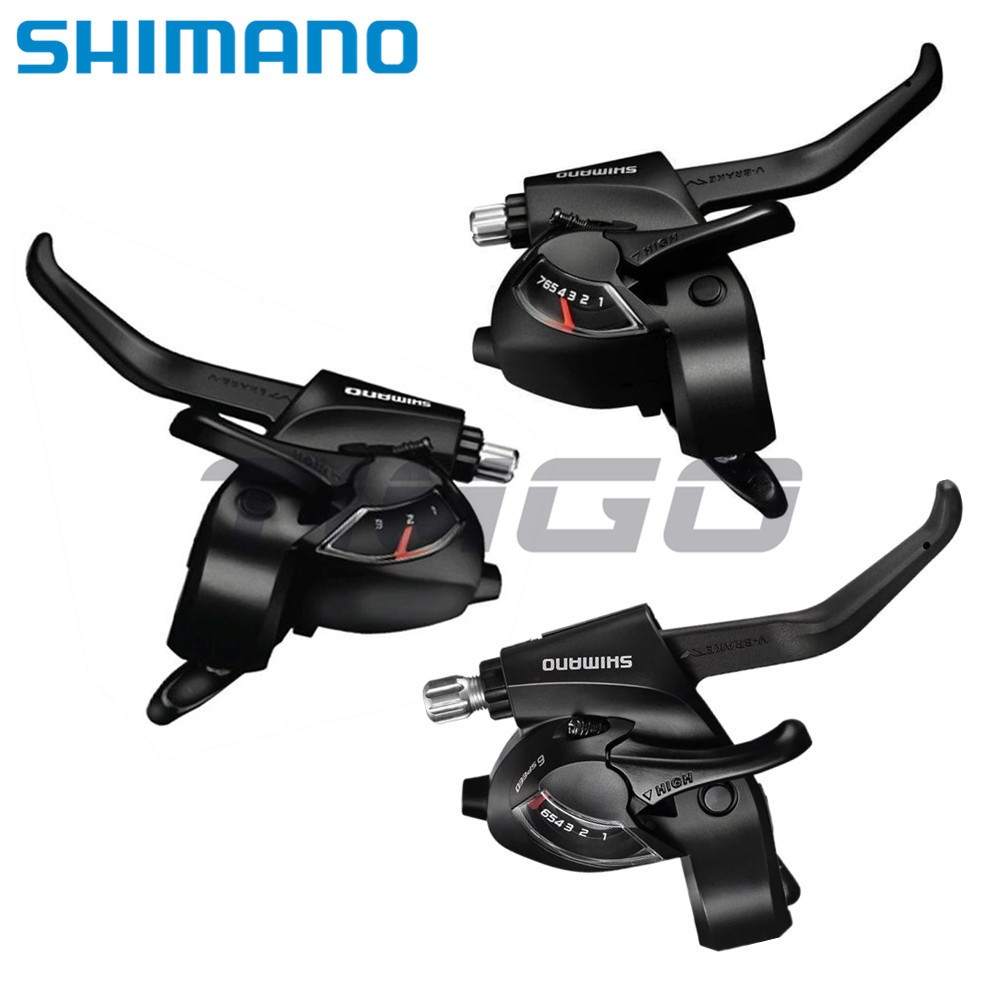Shimano Tourney ST-EF41 MTB Bike 3×6/7 Speed Shifter Brake Combo Lever EZ FIRE PLUS | Shopee ...