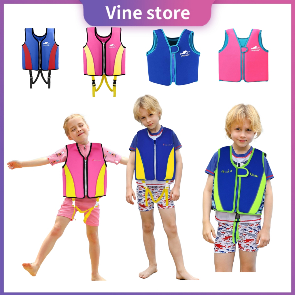 (Selangor Stock)Vine For 13-28kg Kid Swimming Vest Life Jacket For 2 ...