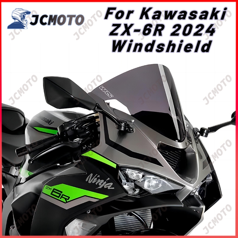 For Kawasaki ZX6R ZX-6R ZX 6R 2024 2025 Motorcycle Windscreen ...