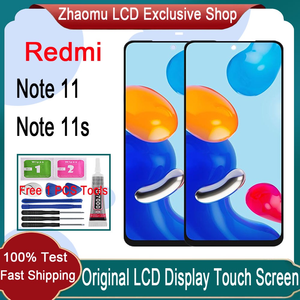 Original AMOLED Redmi Note 11 Note 11S LCD Display Touch Screen Replacement | Shopee Malaysia