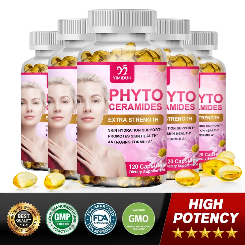 Phytoceramides Anti-aging Supplement 350 mg with Vitamin A C D E Ceramides by BRI Nutrition 60/ ...
